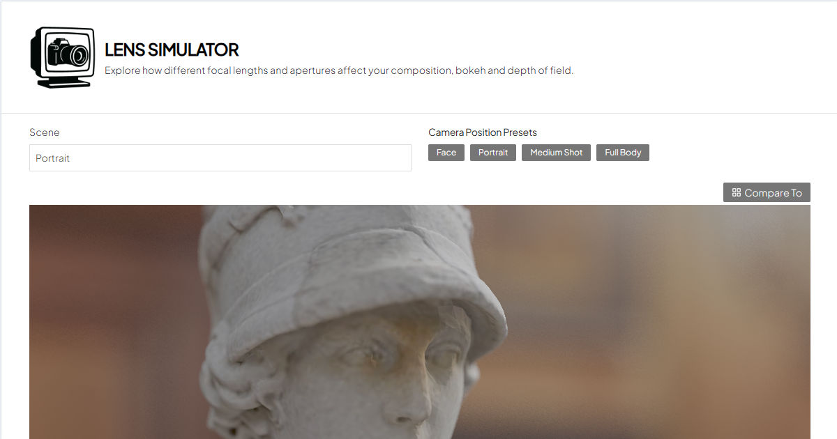 Lens Simulator - Fine Art Photography